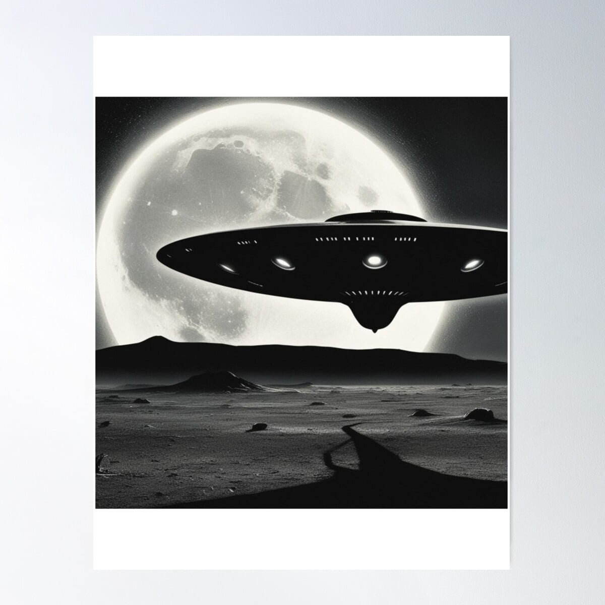 Dark Side Poster Wall Art, Modern Wall Decor For Living Room Bedroom ...