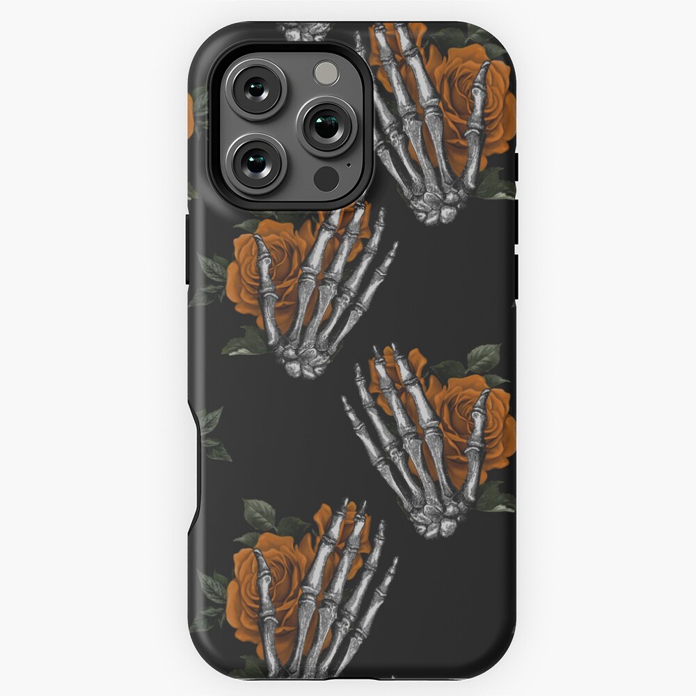 Dark Skeleton Symphony Gothic Halloween Art for the Bold Phone Case for ...