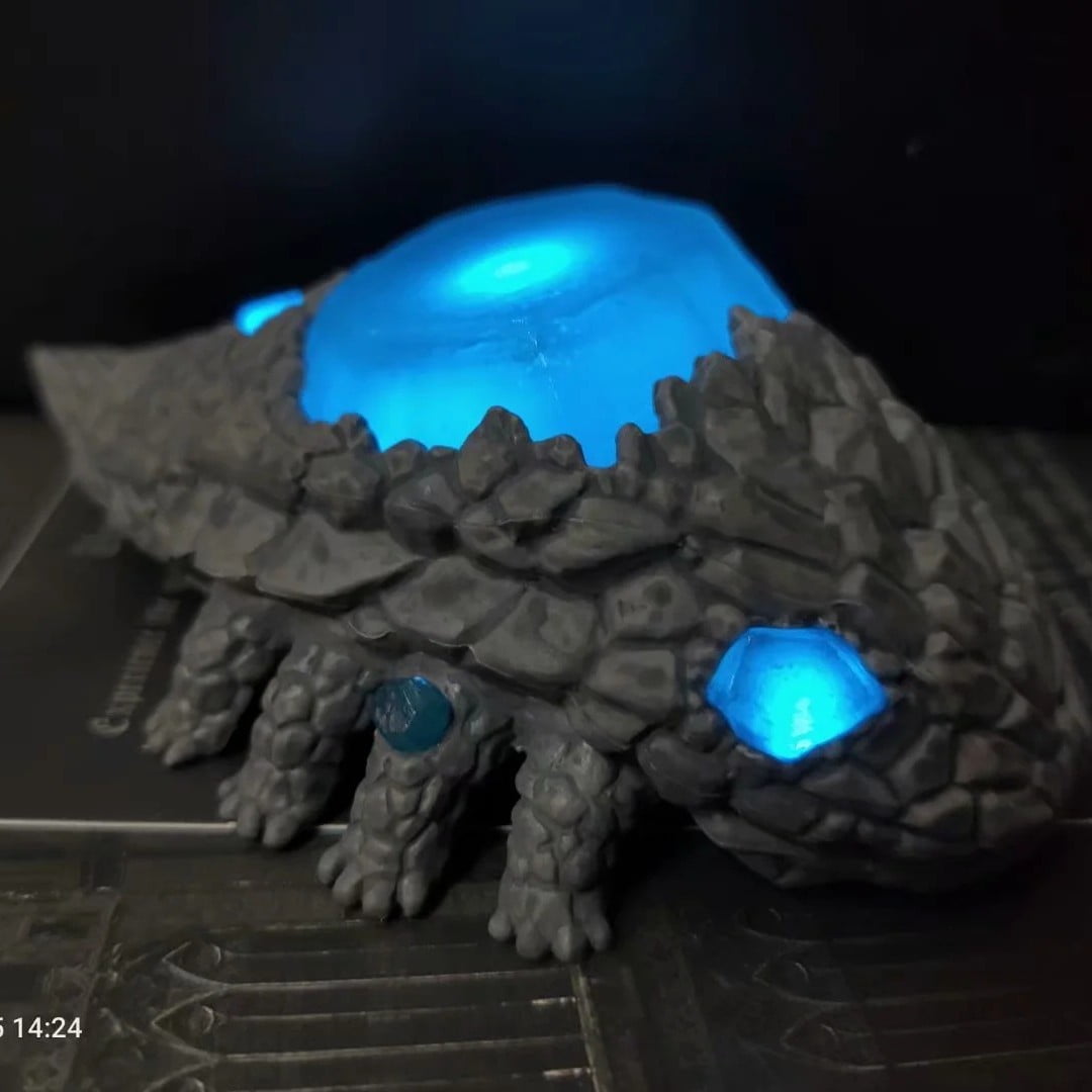 Dark Soul Gem Crystal Bug Statue Model Can Glow Comic Character Model ...