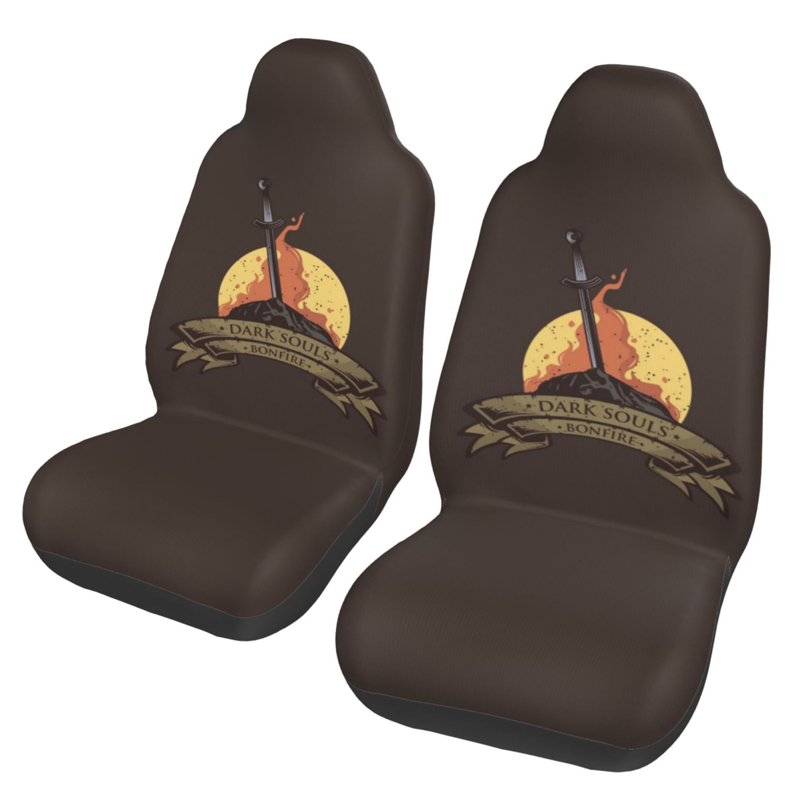 Dark Souls Game Car Seat Covers Accessories 2pcs Vehicle Front Seat ...