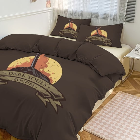Dark Souls Game Thickened 3 Pieces Bedding Sets Double Sided Printing ...