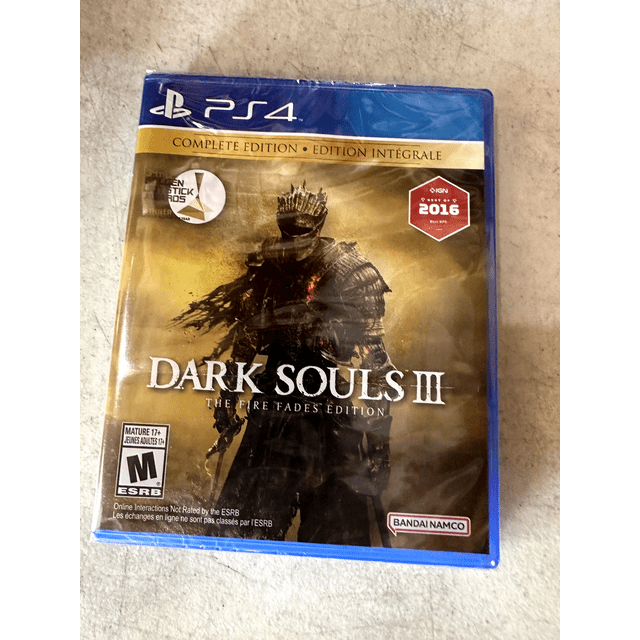 Dark Souls III 3 The Fire Fades Edition PS4 Complete PlayStation 4 ...