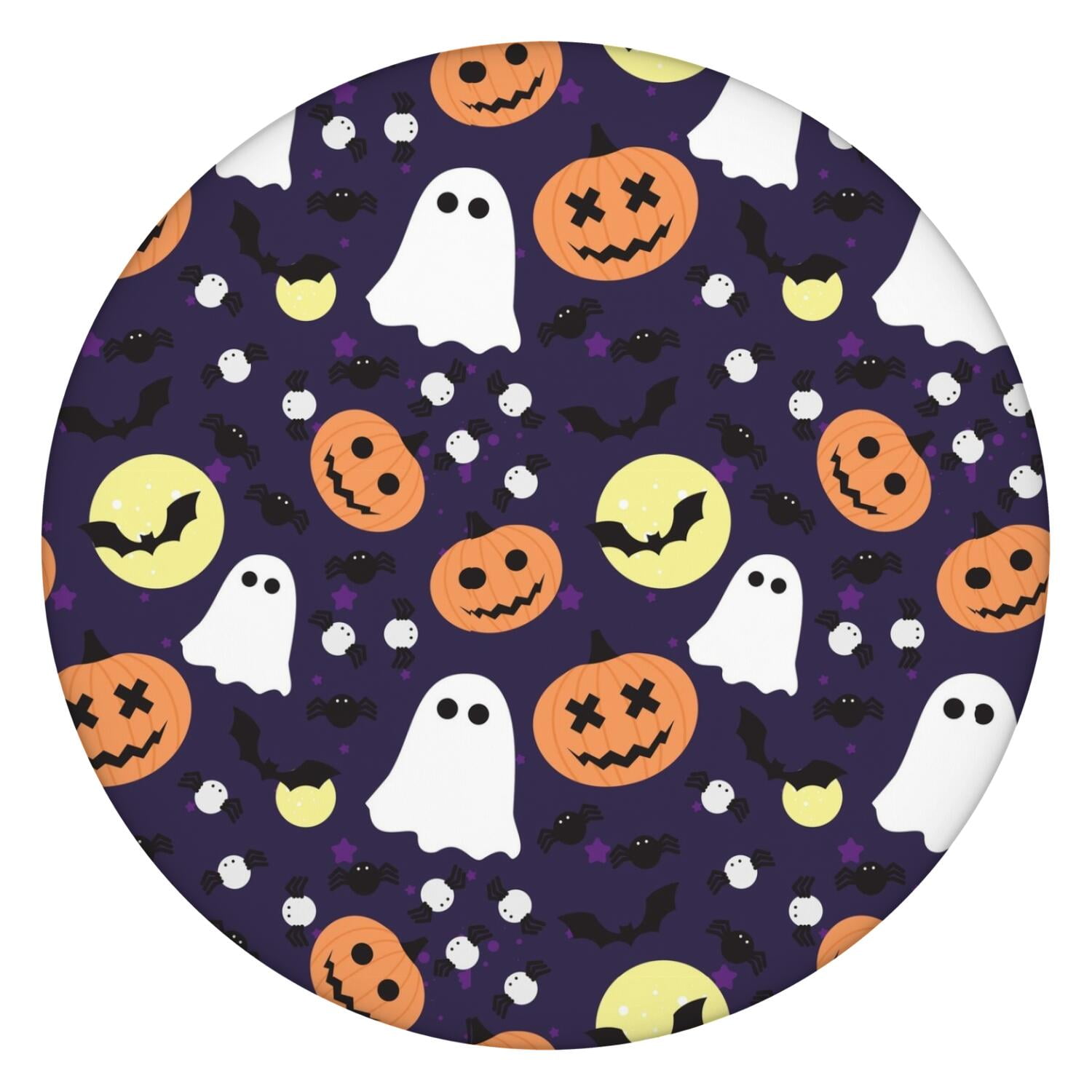 Dark Spooky Night Table Cover - Elastic Edge Waterproof Round ...