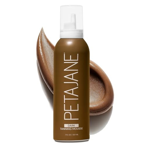 Dark Tanning Mousse 7oz - Sunless Self-Tanner for a Natural, Streak ...