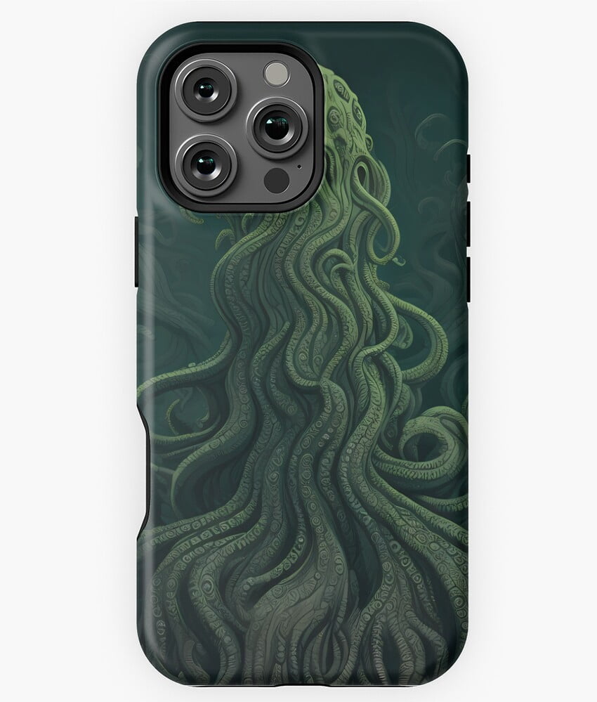 Dark Tentacles of Monstrosity Cthulhu Phone Case for iPhone 16 15 14 13 ...