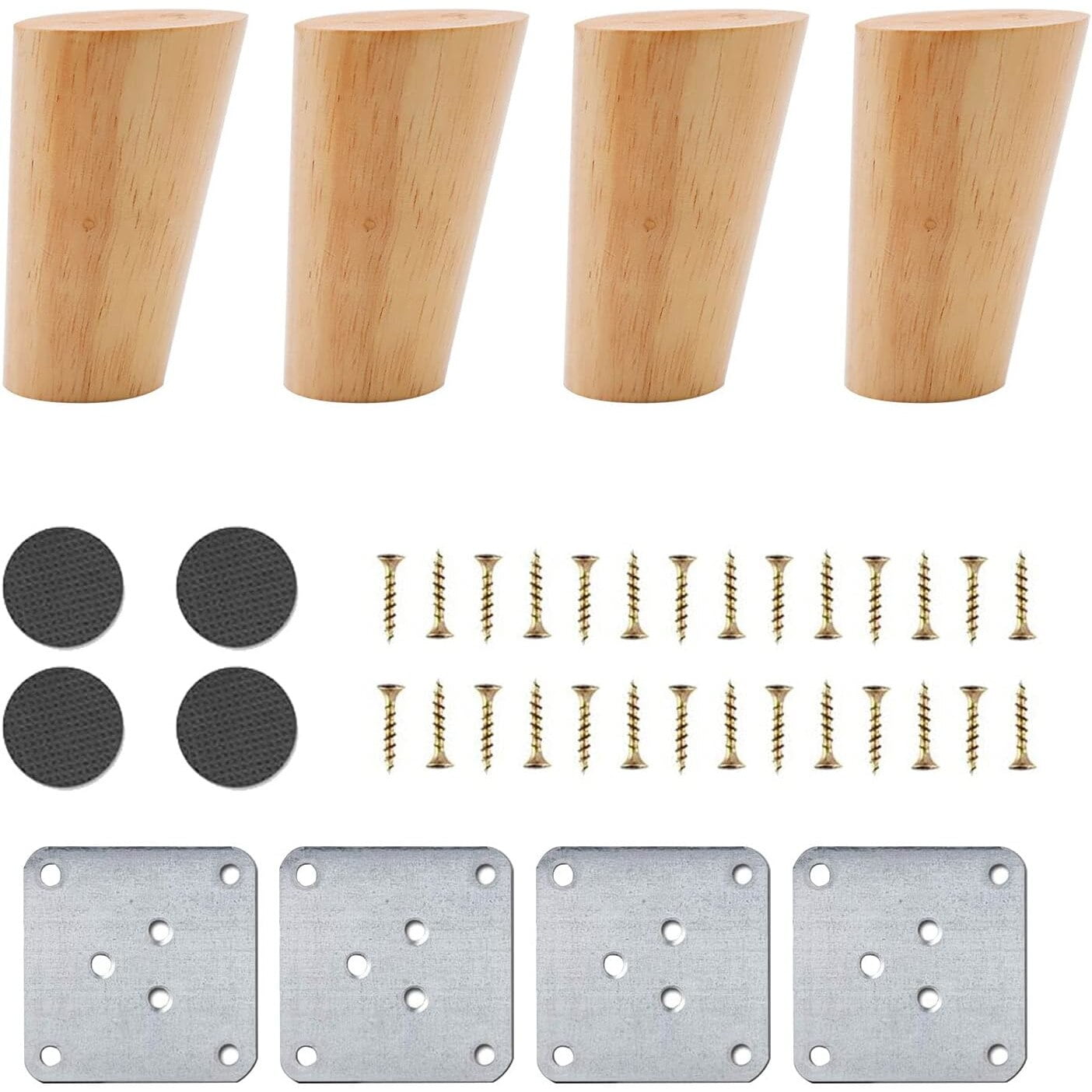 Dark Walnut Finish Wooden Furniture Feet, Stylish And Nice Looking ...