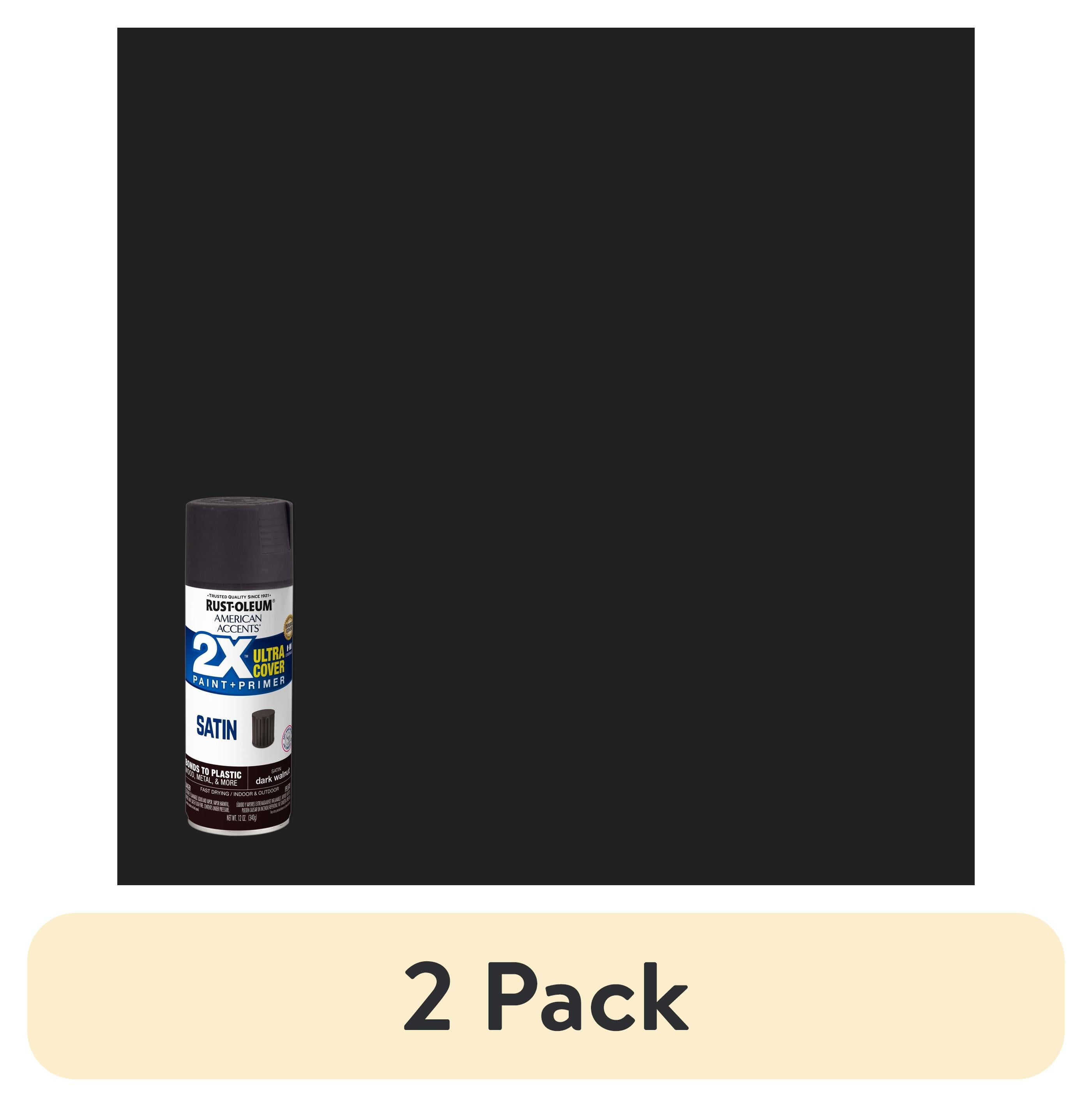 (2 pack) Dark Walnut, Rust-Oleum American Accents 2X Ultra Cover Satin ...