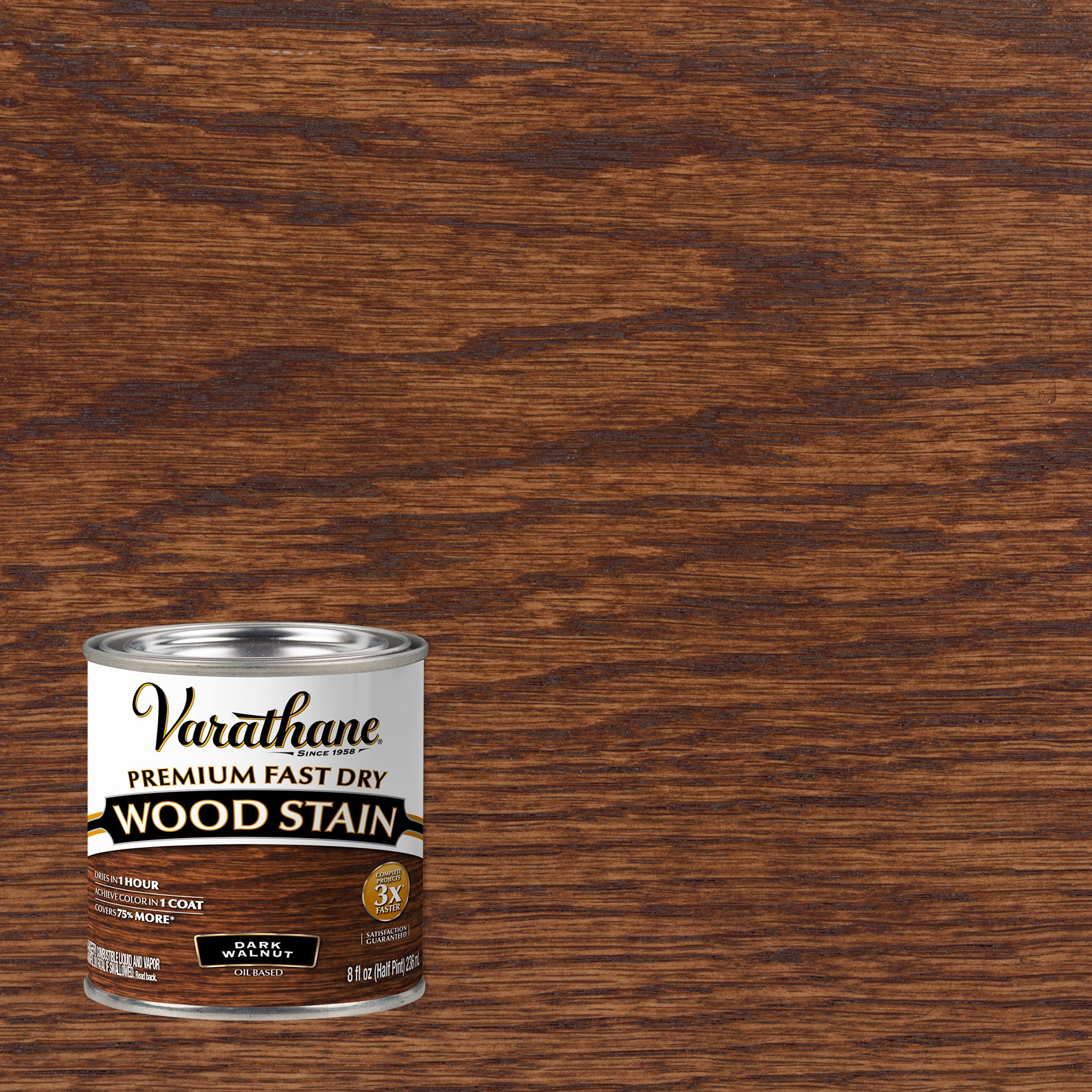 Dark Walnut Wood Finish