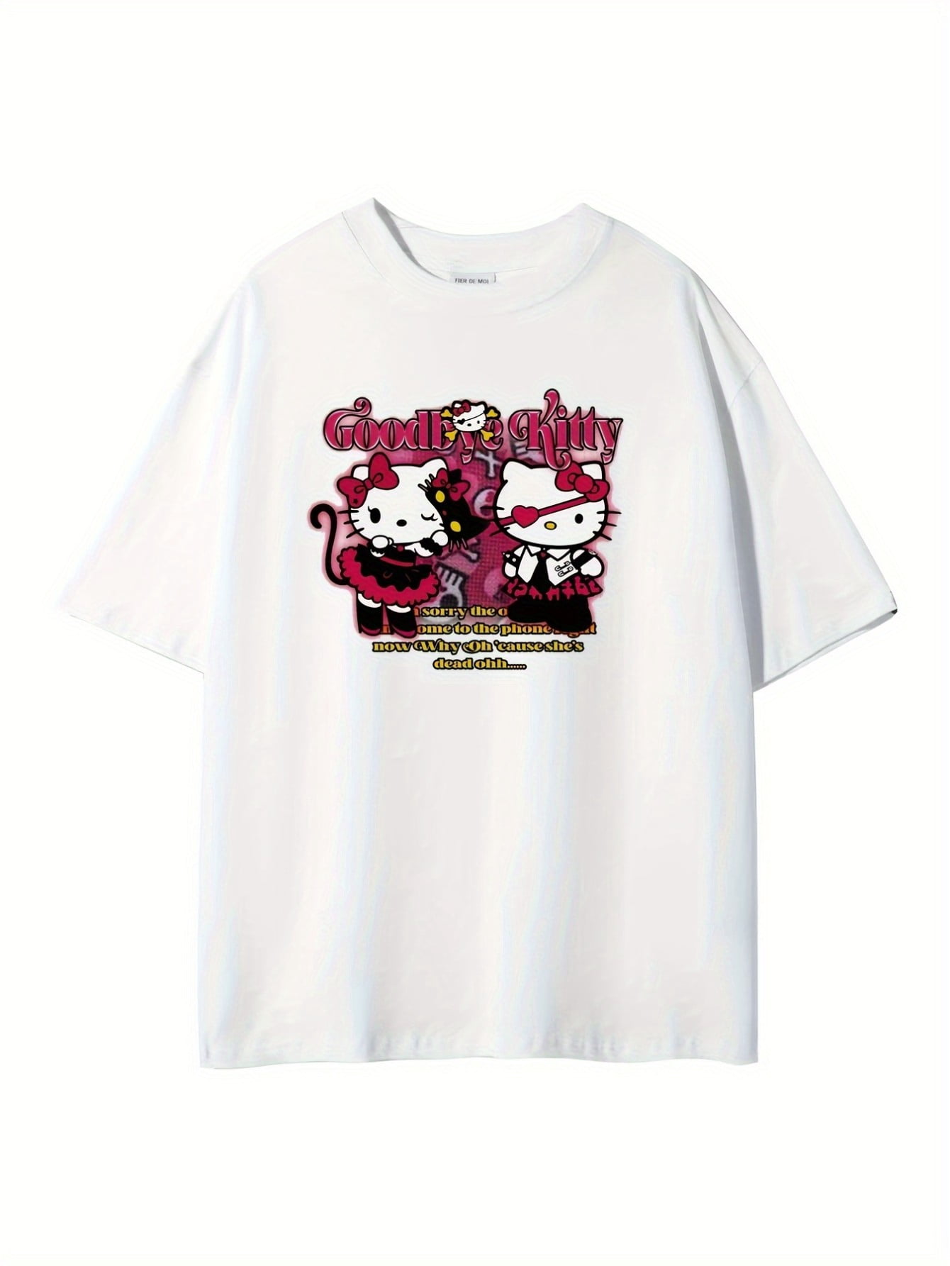 Dark Wind Knight Princess Hello Kitty Dark Pattern, Comfortable Round ...