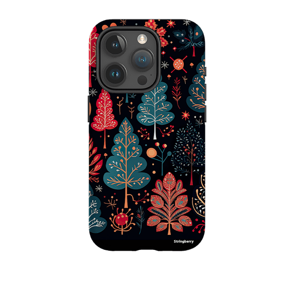 Dark Winter Forest Phone Case Compatible with iPhone 11 to 16 Pro Max ...