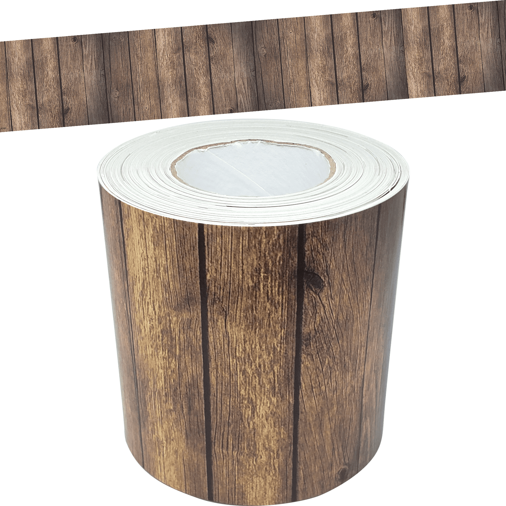 Dark Wood Straight Rolled Border Trim - Walmart.com