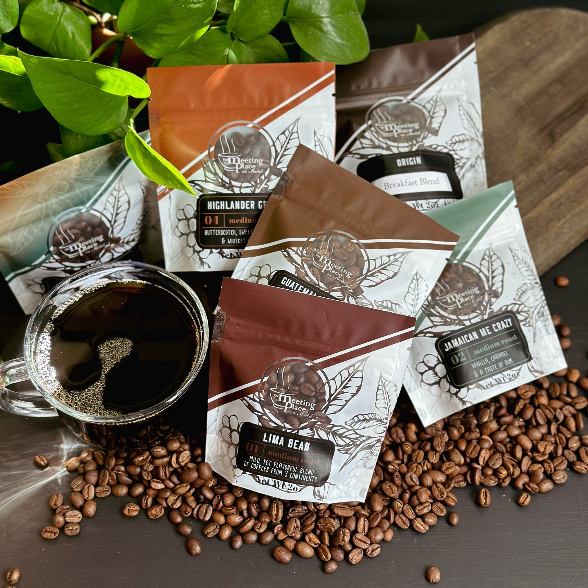 Dark and Medium Roasted Gourmet Coffee Set - Coffee Lover Sampler Set ...