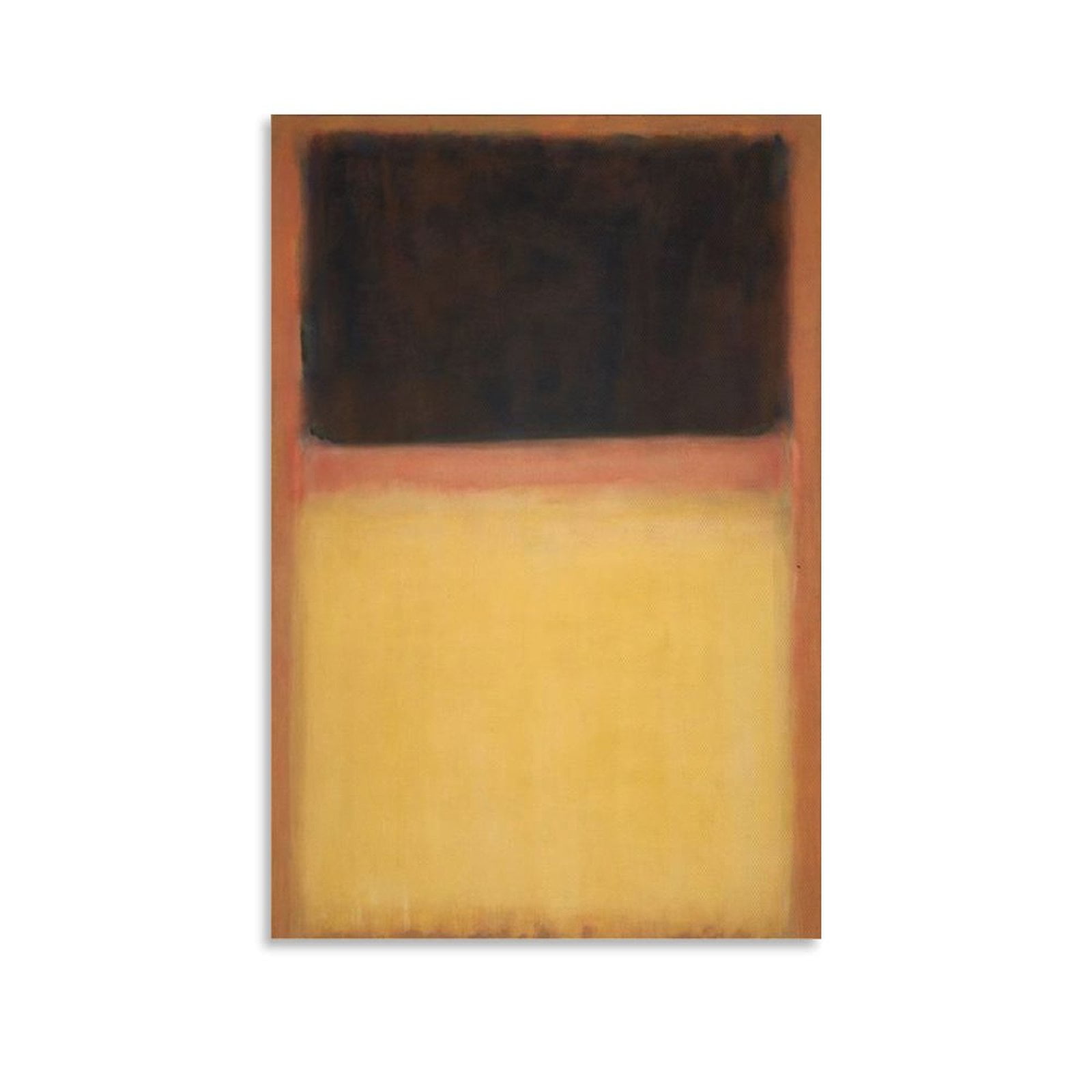 Dark over Light Earth 1954 by Mark Rothko Canvas Poster Wall Art ...