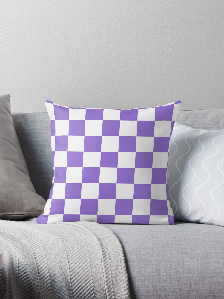 Dark pastel purple violet and white checkered. For the same pattern in ...