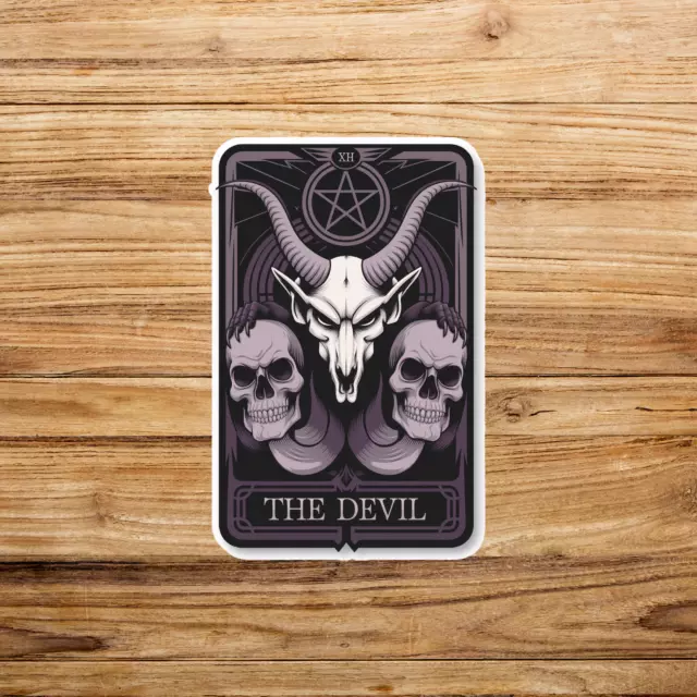 Darkly Enchanting Tarot Card Sticker: The Devil - Gothic Occult ...