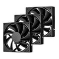 Darkrock 3pcs 120mm Cooling Fans for Computer Case 3PIN qUIET - Walmart.com
