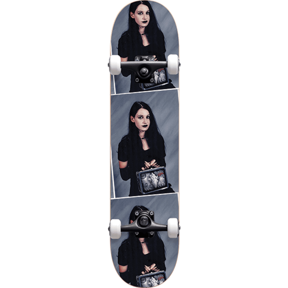 Darkstar Goth Girl Complete Skateboard -7.87 Black Fp - Walmart.com
