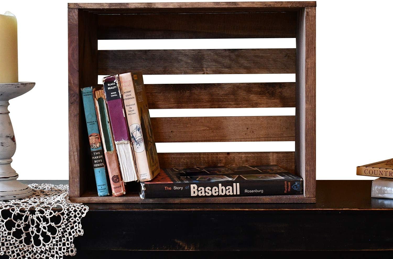 Darla'Studio 66 Rustic Wood Crate - Walmart.com