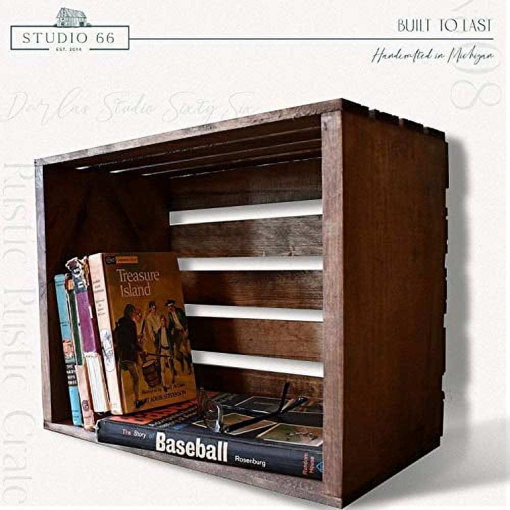 Darla'Studio 66 Rustic Wood Crate - Walmart.com