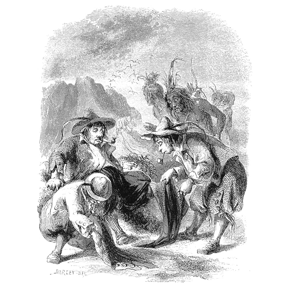 Darley Dutch Fur Traders. Ndutch Settlers In New Amsterdam Trading ...