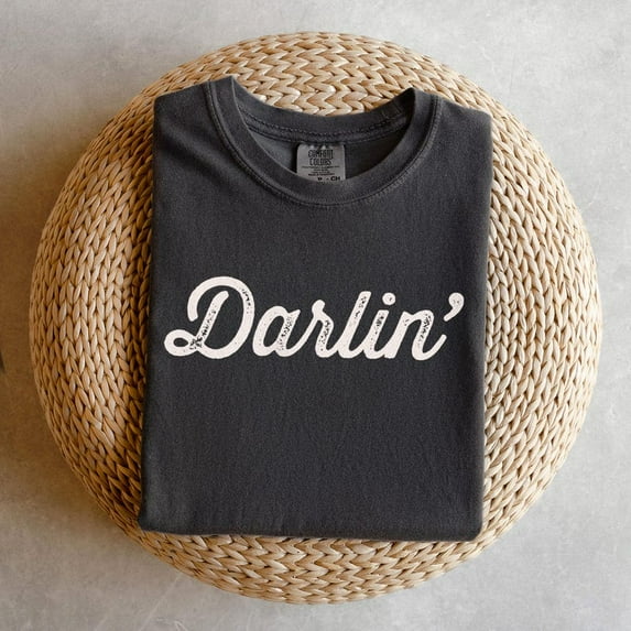 Darlin Shirt - Western T-Shirt, Women's Rodeo Graphic Tee, Country Girl Shirt, Retro Cowgirl ...