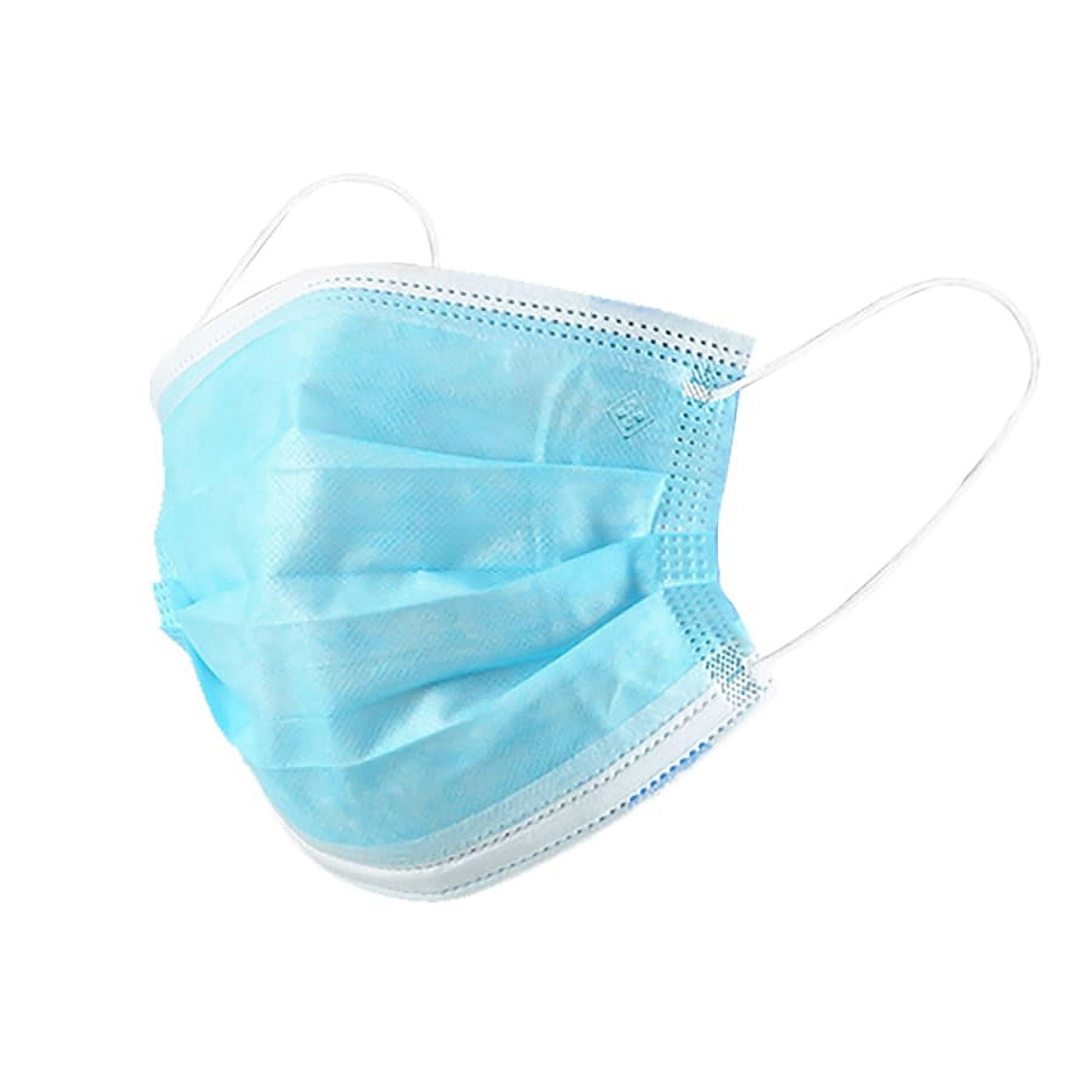 Darling Foodservice Disposable Blue 3-Ply Face Mask - 50 / PK - Walmart.com