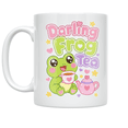 Darling Frog Tea Kawaii Design - Tea Lover - 11 oz Ceramic Coffee Mug ...
