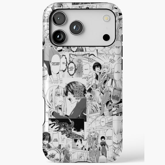Darling In The Franxx Manga Collage Zero Two Hiro iPhone Case 17 through 11 Pro Max - Walmart.com