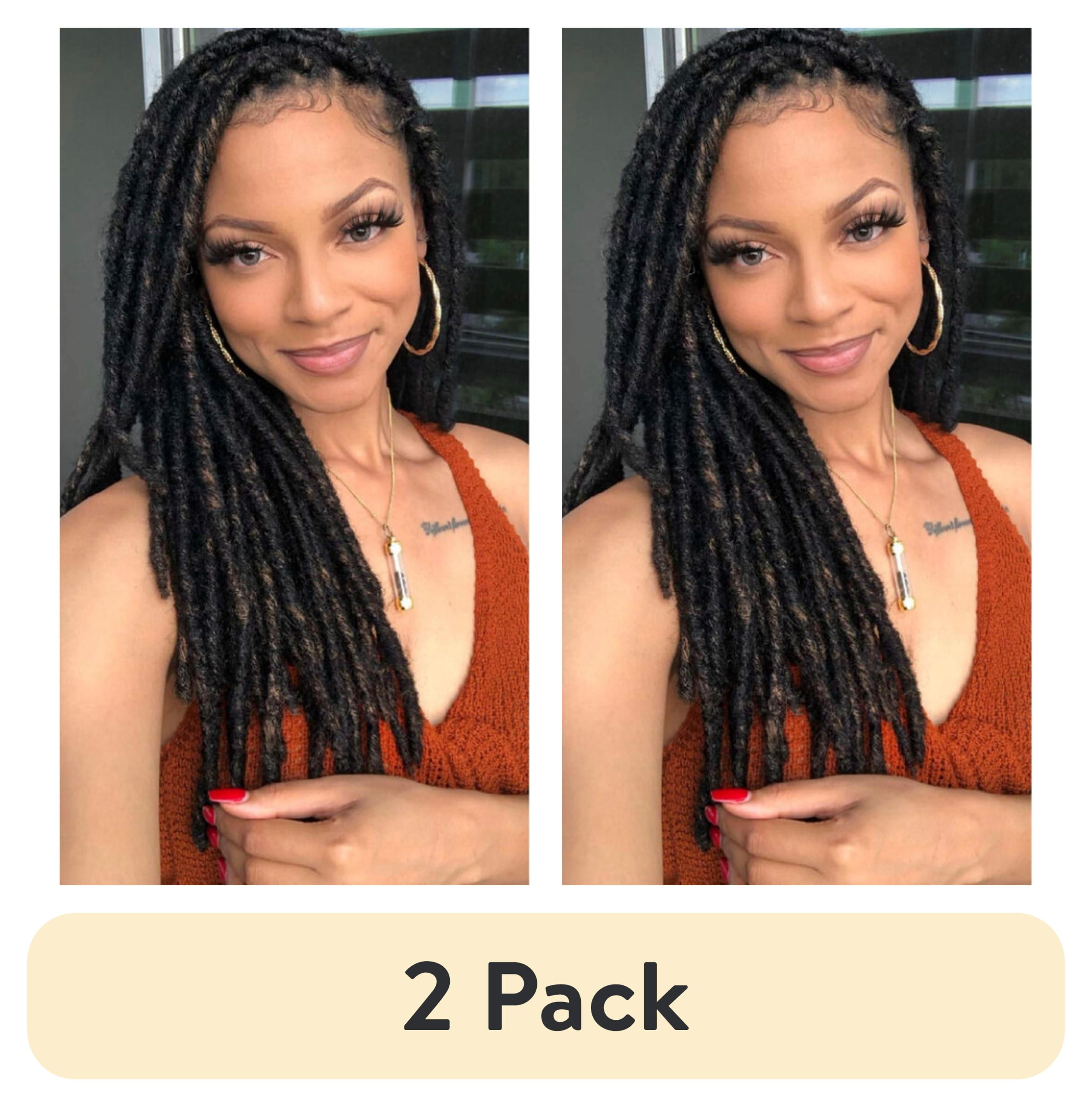 (2 pack) Darling Jozi Locs Crochet Hair 2X Pack, 18 inch, 1/27, Adult ...