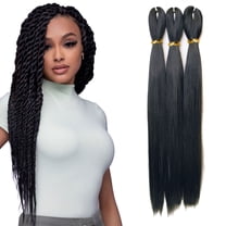 Magic Fingers 3X Pack Pre-Stretched Braiding Hair, 52", #1, Female ...