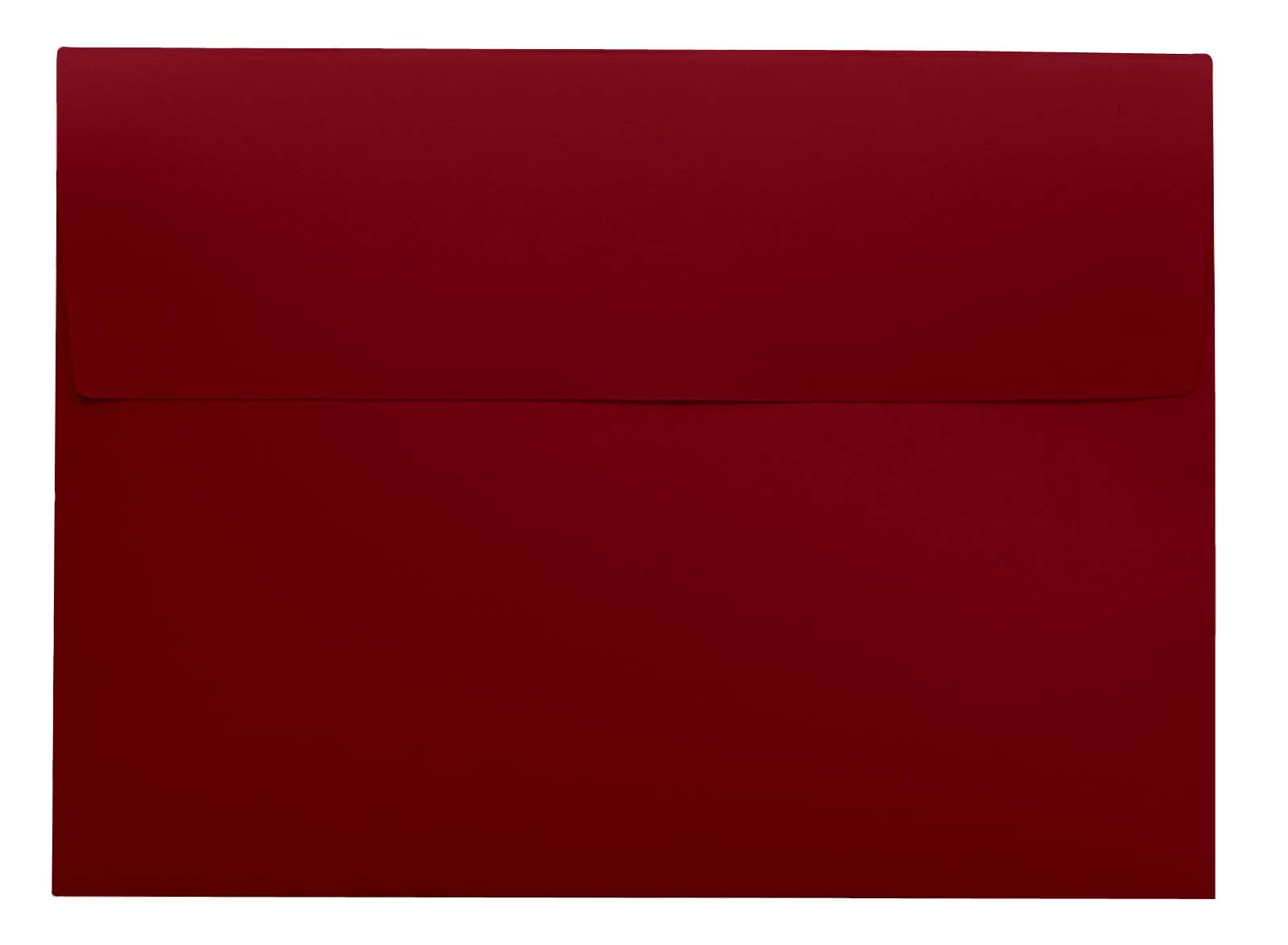 Darling Souvenir A7 Maroon High Quality Invitation Envelopes (5 1/4 x 7 ...