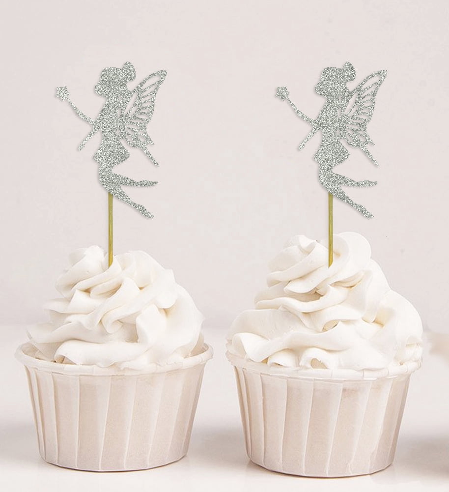 Darling Souvenir, Angel Cupcake Toppers, Its a Girl Baby Shower ...