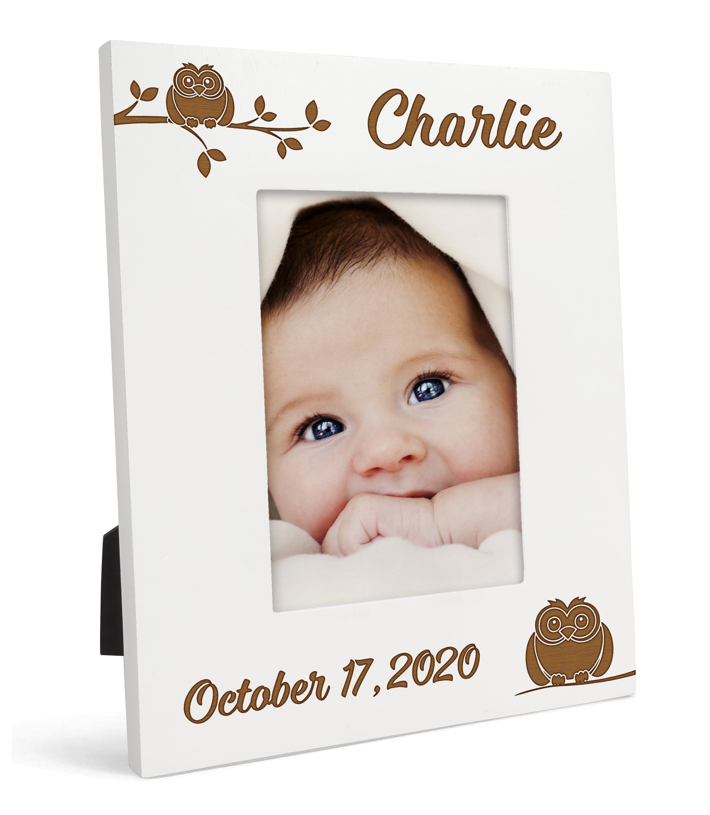 Darling Souvenir MADE WITH LOVEPersonalized WoodEngraved Baby Picture ...