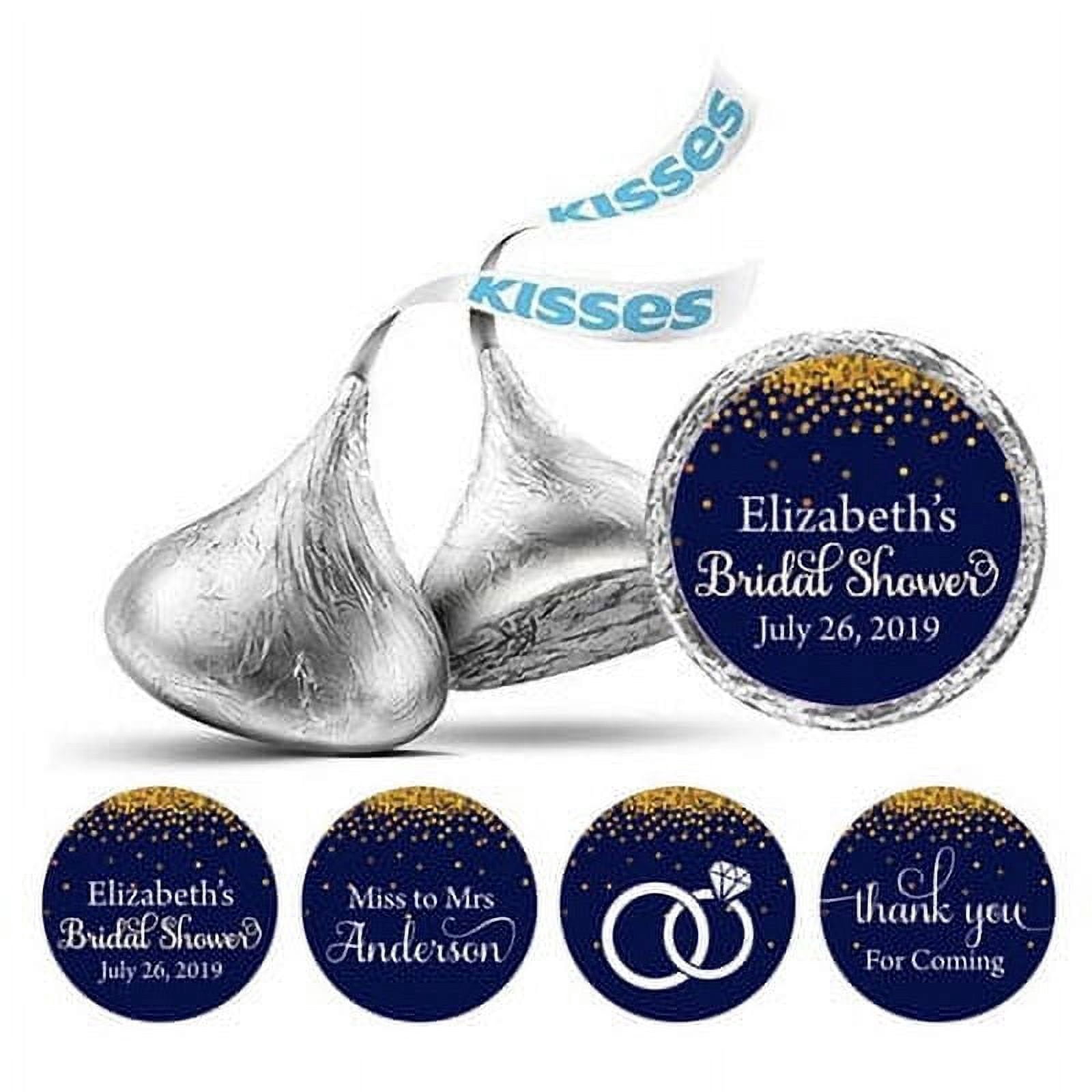 Darling Souvenir Personalized 190-Pack Candy Labels Bridal Shower ...