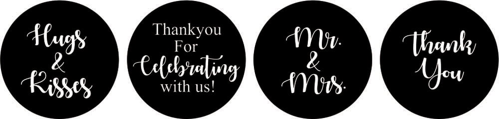 Darling Souvenir chocolate Candy Labels Wedding Stickers Pack of 190 ...