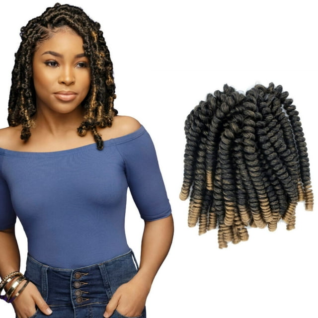 Darling Spring Twist Crochet Hair 2X Pack, 24 inch, #1/27, Adult ...