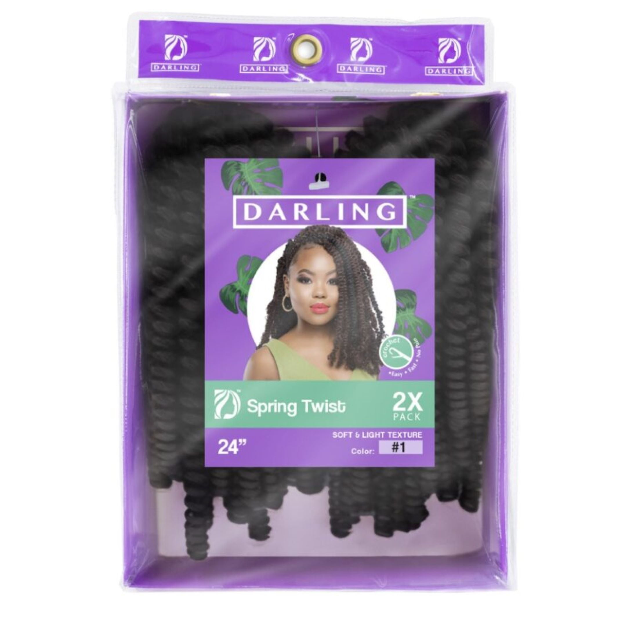 2X Pack of Darling Crochet Spring Twist Hair Nepal | Ubuy