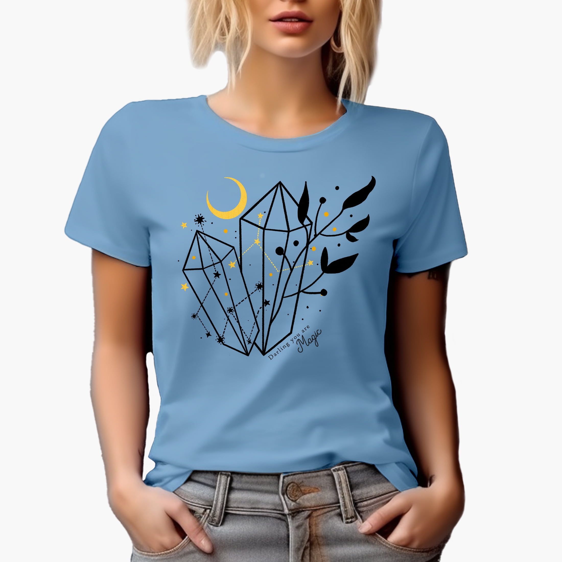 Darling You Are Magic, Boho Mystical & Celestial Art Merch Gift, Baby ...