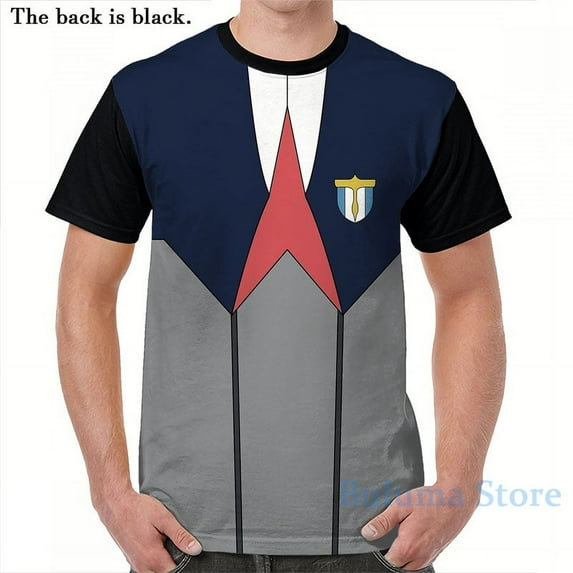Darling in the FranXX Male Uniform Top men T-Shirt women all over print ...