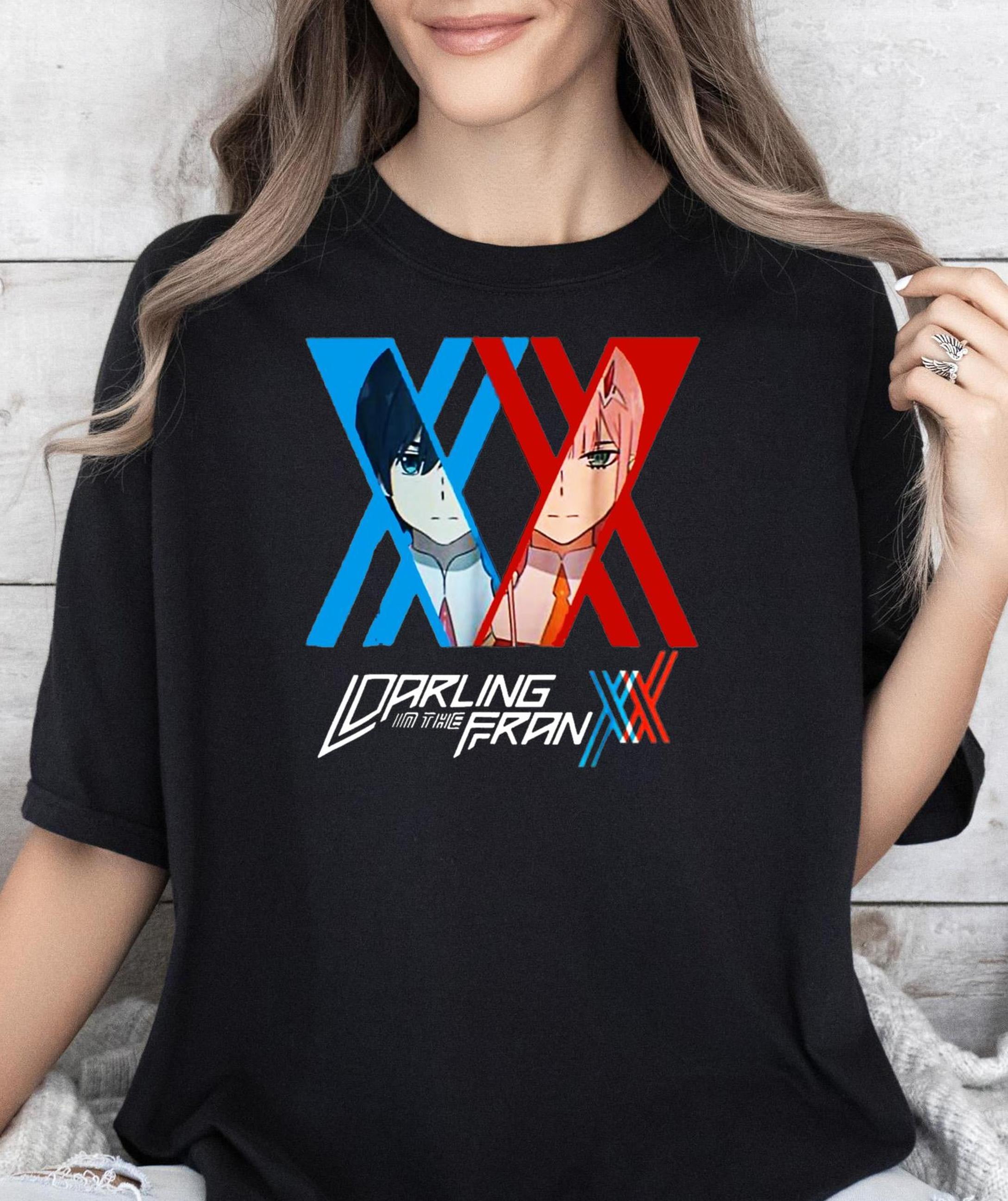 Darling in the Franxx Zero Two x Hiro for you Shirts###Unisex T-Shirt ...