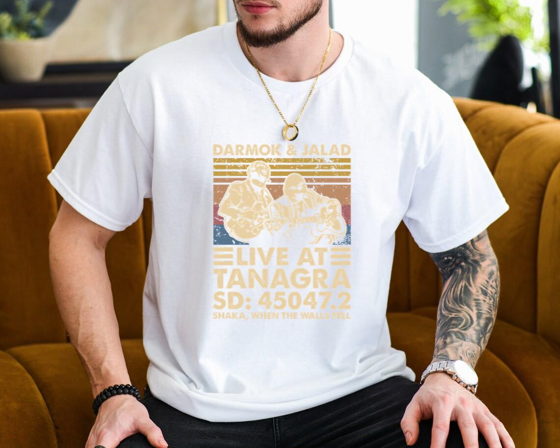 Darmok and Jalad Unisex T-shirt for Tanagra 1991 Vintage Retro Sci Fi ...