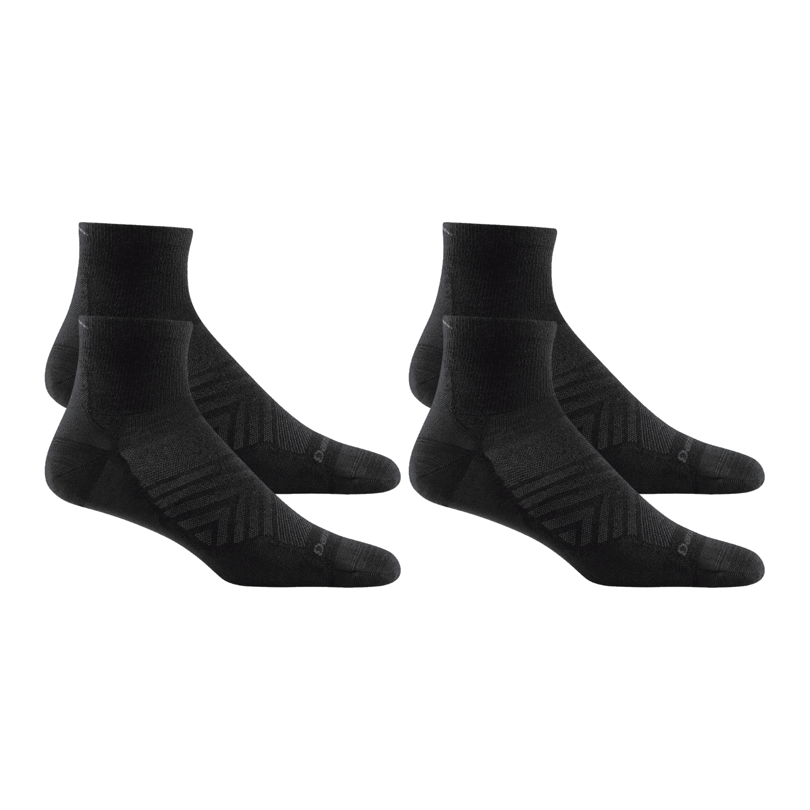 Darn Tough Men's Run Quarter Ultra-Lightweight Running Socks, Medium ...
