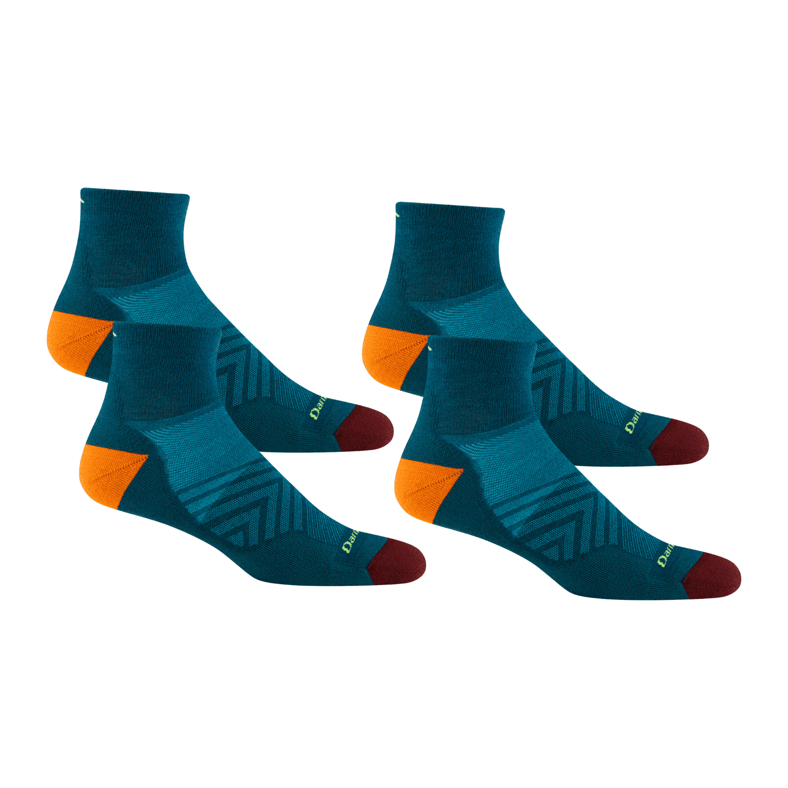 Darn Tough Men's Run Quarter Ultra-Lightweight Running Socks with ...