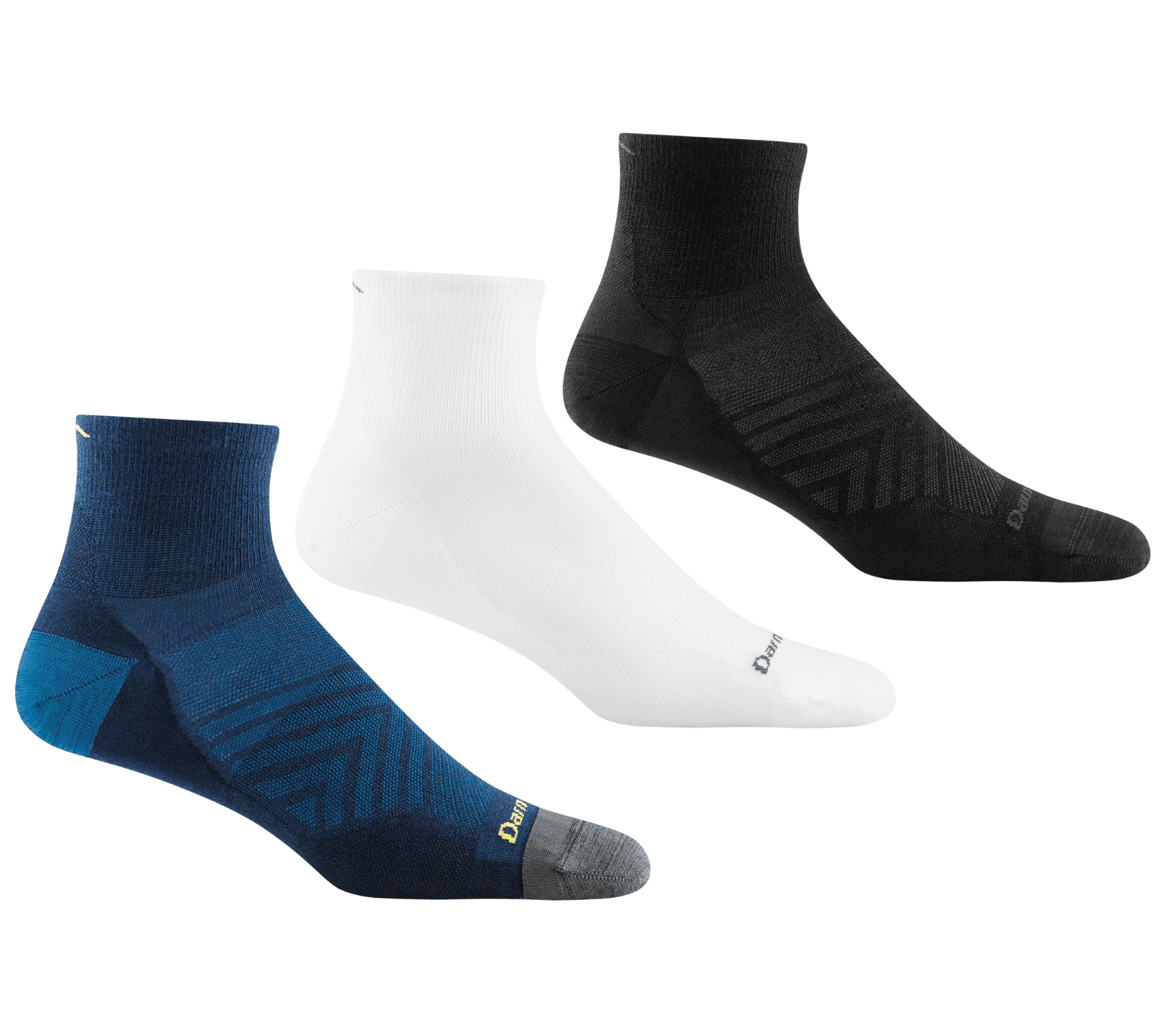 Darn Tough Men's Run Variety Pack Quarter Ultra-Lightweight Running ...