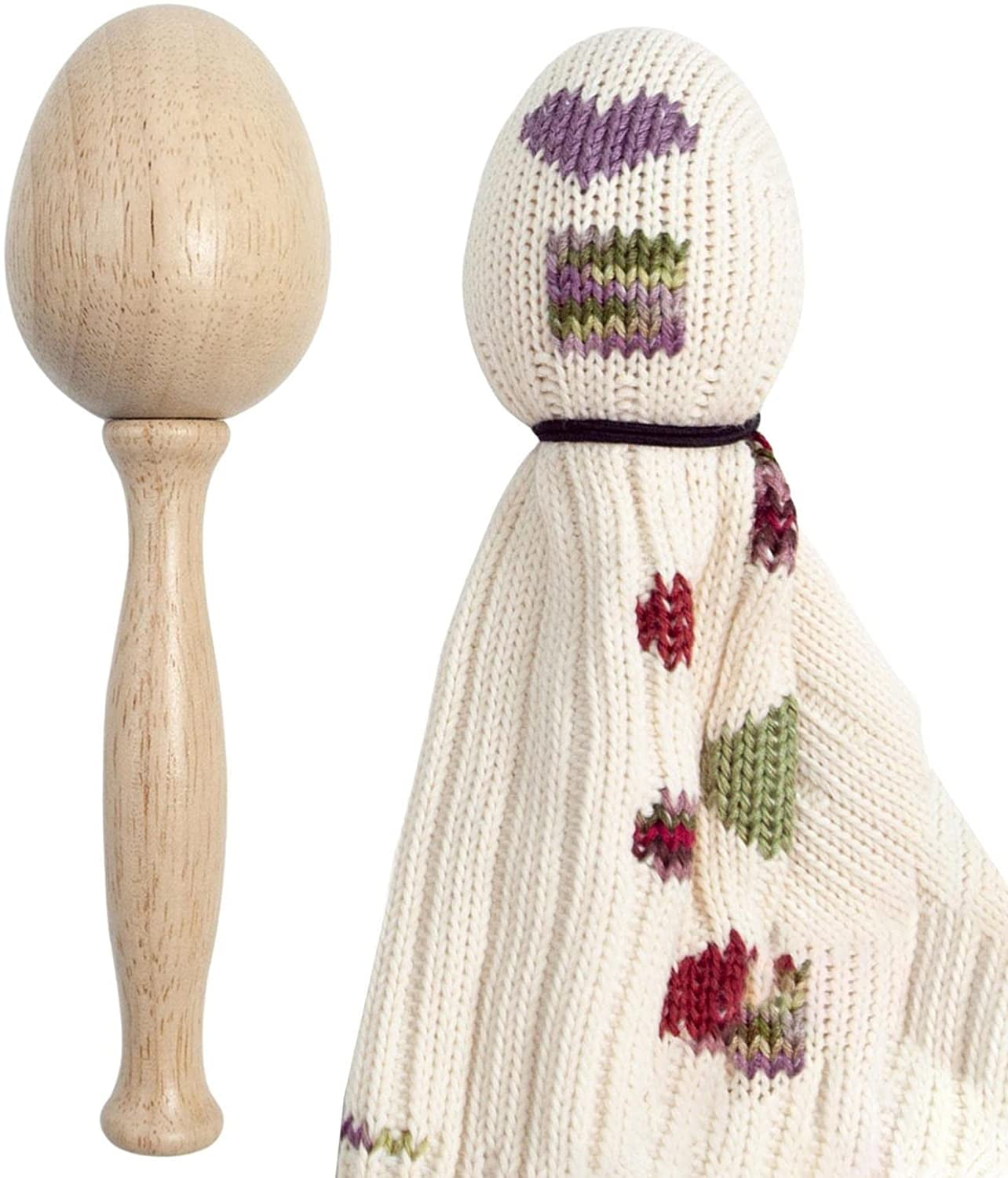 Darning Egg Kit | Easy Grip Sock Darning Kit,Wooden Darning Egg ...