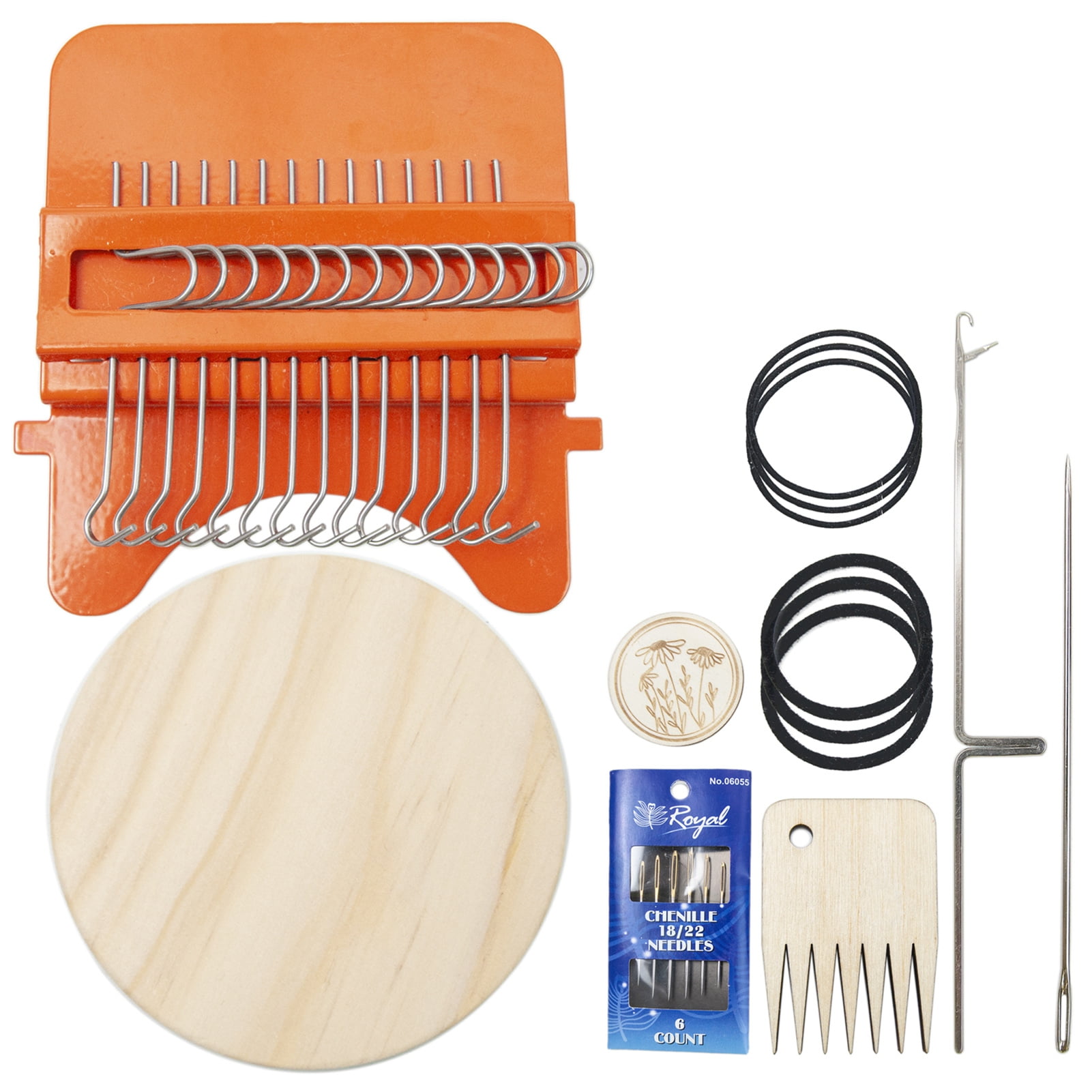 Darning Loom Speedweve Type Weave Tool, 14 Hooks Convenient Small ...