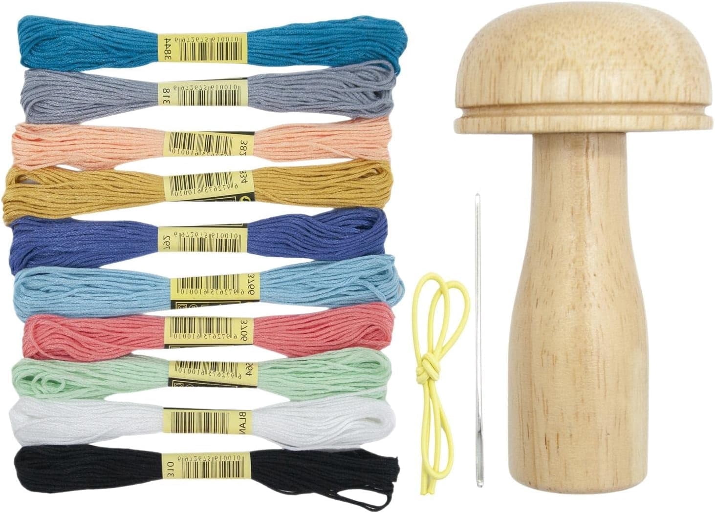 Generic Sewing Sets & Kits with Darning Mushroom & Darning Needle, 10 ...