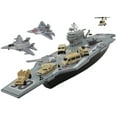 Daron Kids Military Aircraft Carrier Playset w/ Helicopters, 3 Planes ...