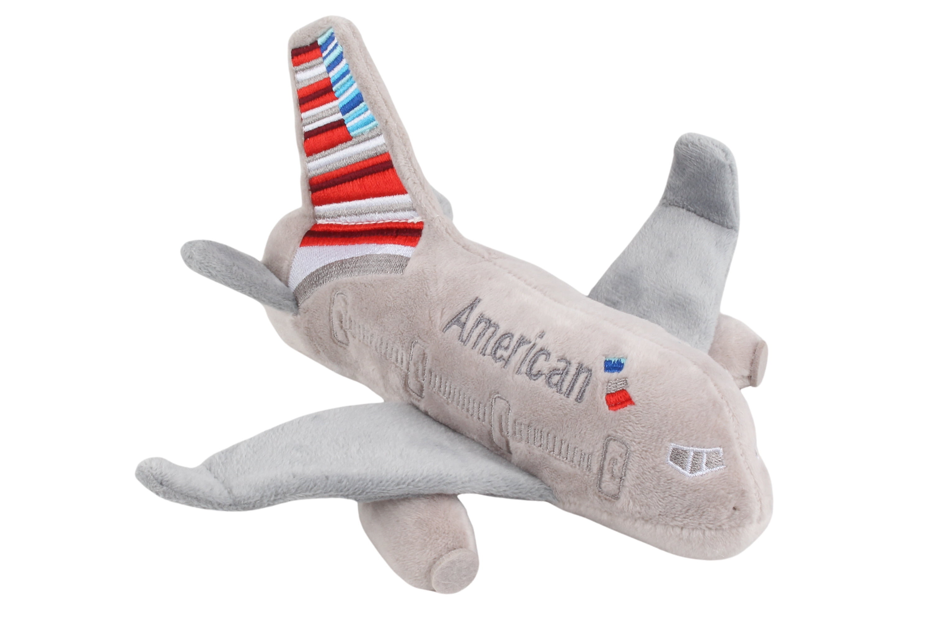 Daron MT004 American Airlines Stuffed Airplane Plush with Real Take Off ...