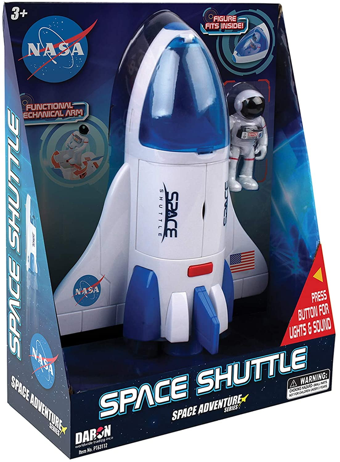 Daron NASA Space Adventure Series: Space Shuttle with Lights, Sounds ...